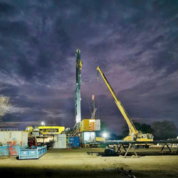Company owned drilling rig - Helium One Global